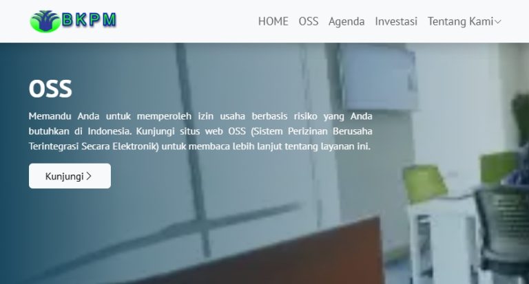 Mengenal OSS BKPM RI, Sistem Perizinan Berusaha Terintegrasi Secara ...